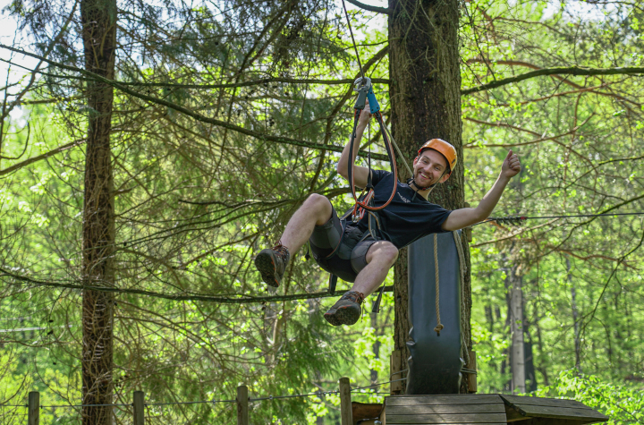 High Rope Parcour? Klimbos in de Ardennen