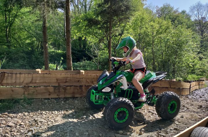 Quad rijden voor kinderen! In de Ardennen